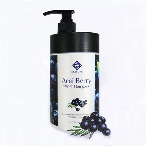 Elabore Acai Berry Super Hair Pack 33.80 fl.oz./1000ml – Salon De Kbeauty